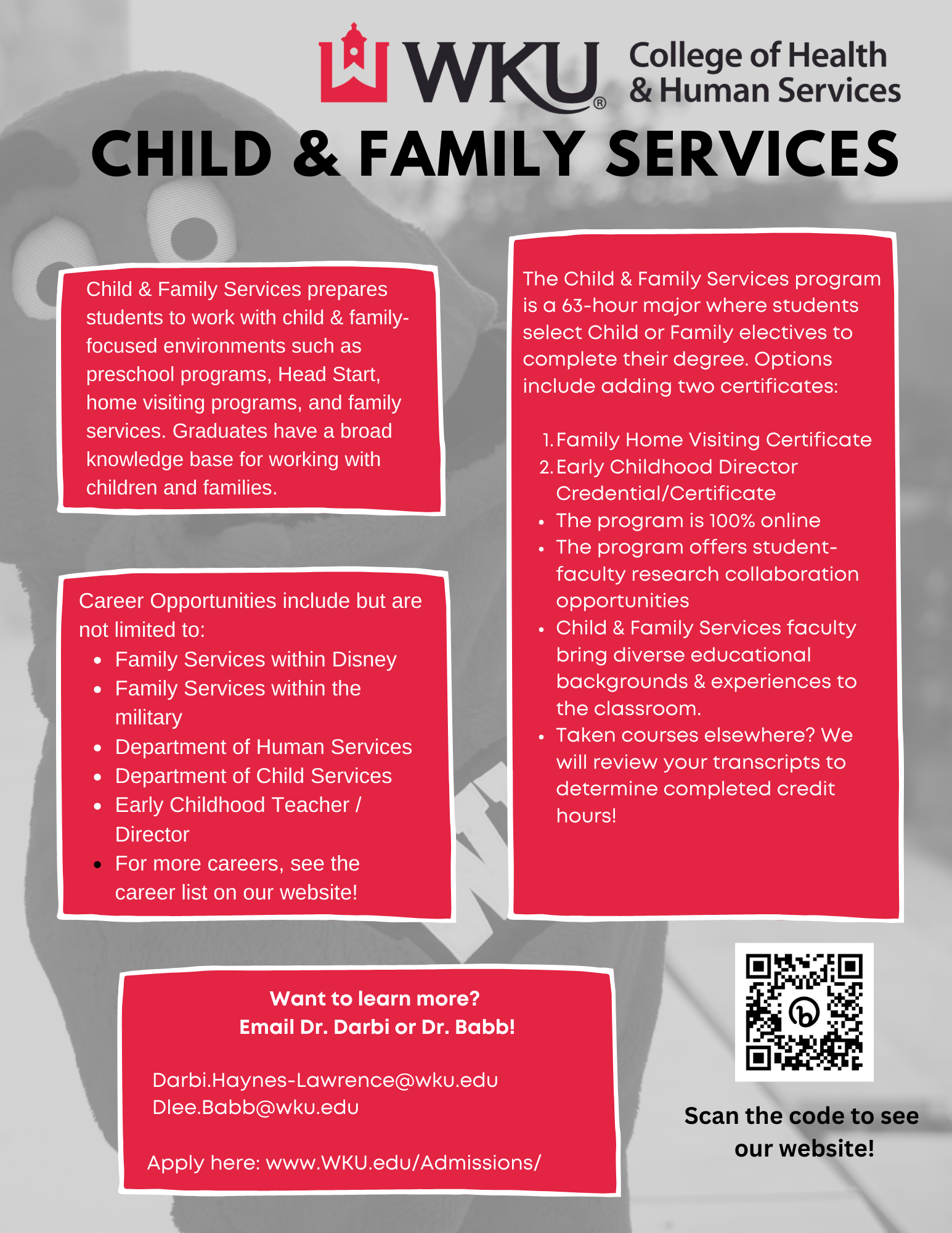 What's Up in the Child & Family Services, B.S. Program | Western ...