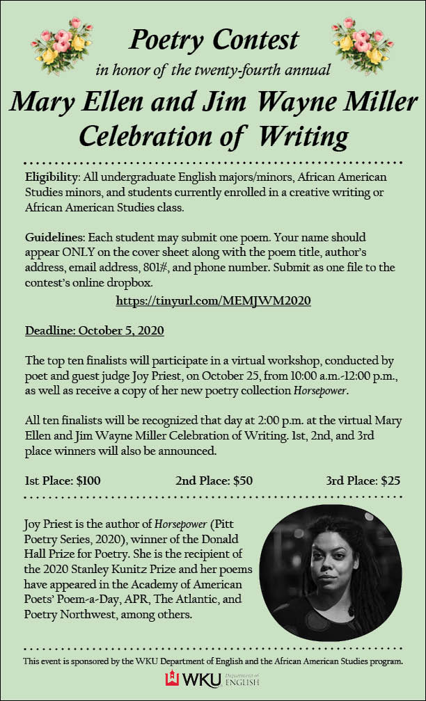 Mary Ellen and Jim Wayne Miller Celebration of Writing | Western ...