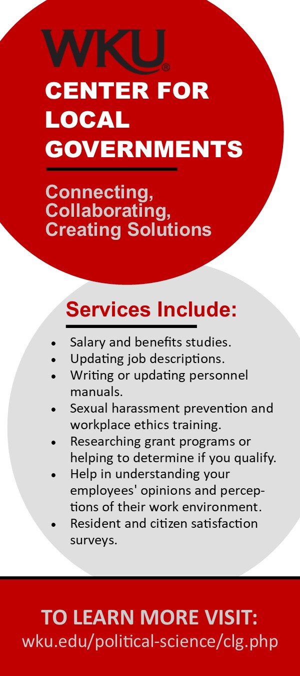 WKU Center for Local Government Brochure | Western Kentucky University