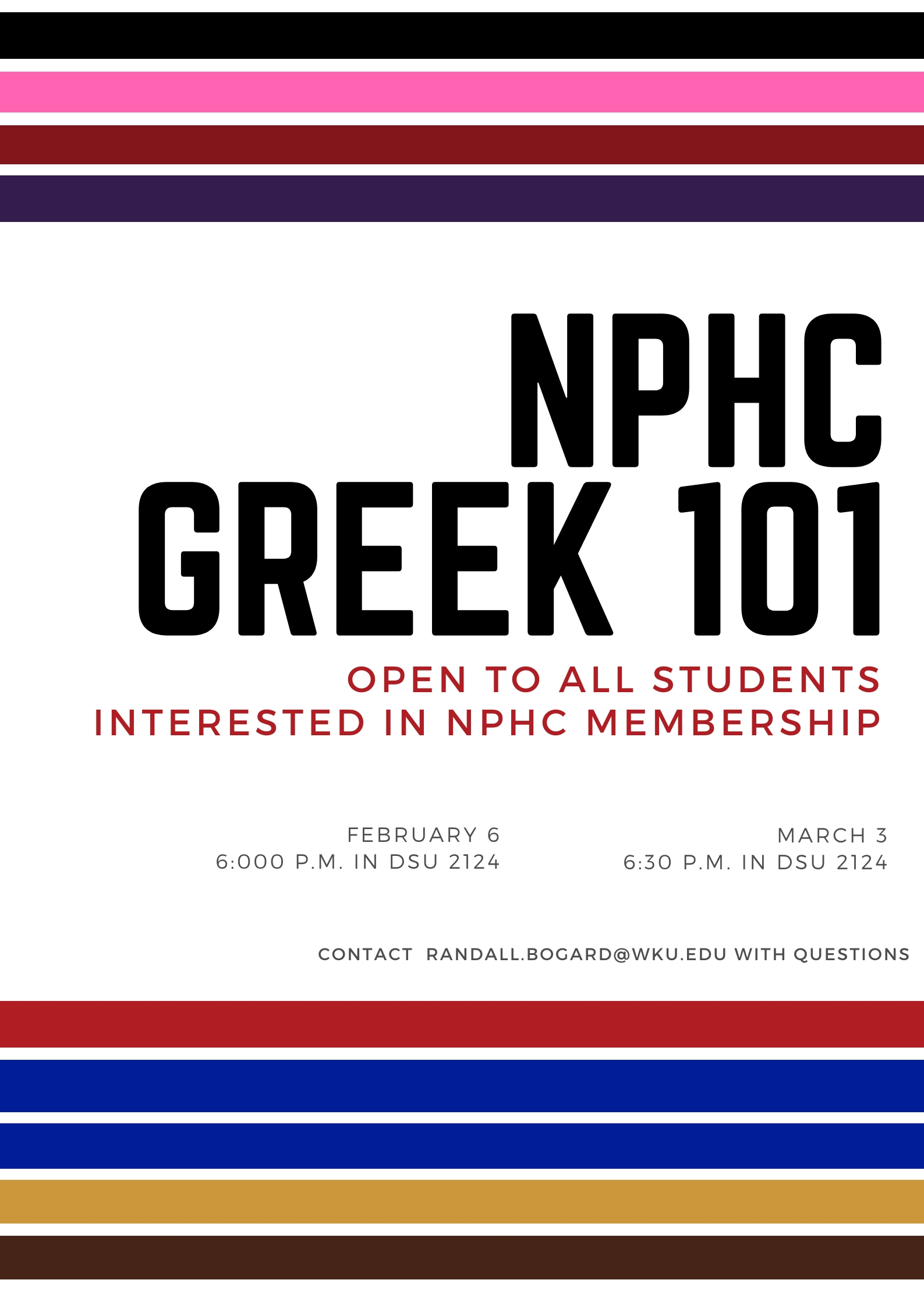 NATIONAL PAN-HELLENIC (NPHC) | Western Kentucky University